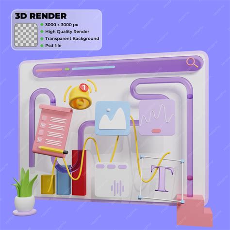 Premium Psd Mobile Application Software And Web Development With 3d Style