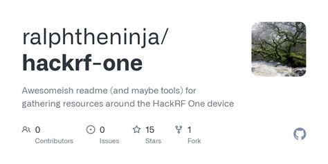 Github Ralphtheninjahackrf One Awesomeish Readme And Maybe Tools For Gathering Resources