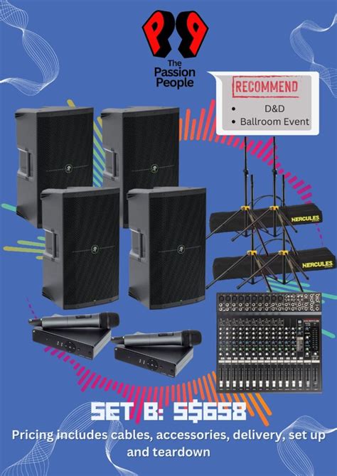 Rent Sound System With Setup And Tear Down Lifestyle Services Event