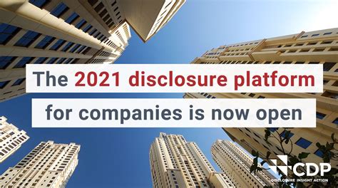 Cdp On Linkedin Cdps 2021 Disclosure Platform Is Now Open For Companies 📢 In A…