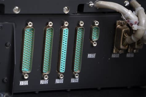 Premium Photo Old Technology Cable Connectors Close Up