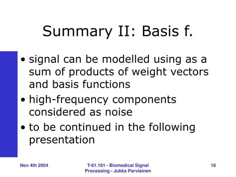 PPT Wiener Filtering Basis Functions PowerPoint Presentation ID 442032