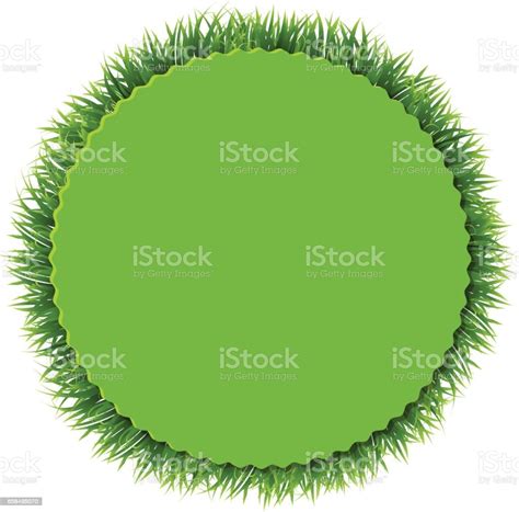 Label With Grass Stock Illustration Download Image Now Backgrounds