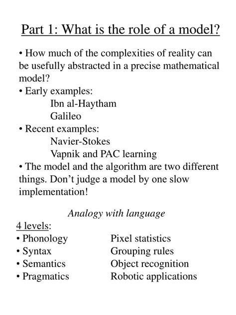 Ppt Is There A Simple Statistical Model Of Generic Natural Images David Mumford Powerpoint