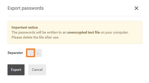 How To Export Passwords From SecureSafe NordPass