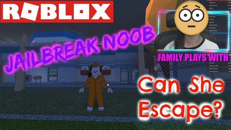 Roblox Jailbreak Noob Can She Escape YouTube