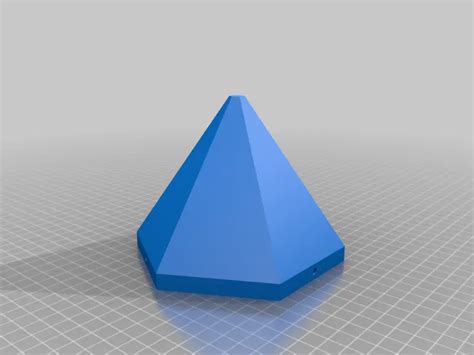 Hexagonal Based Pyramid Hanging Planter Remix And Redux 3d Model By