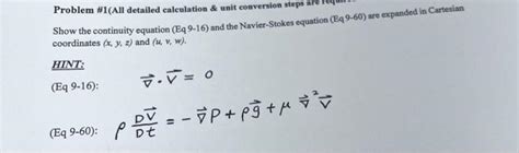 Solved Problem 1 All Detailed Calculation Unit Chegg Com