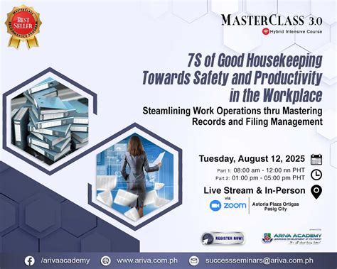 7s Of Good Housekeeping Towards Safety And Productivity In The Workplace