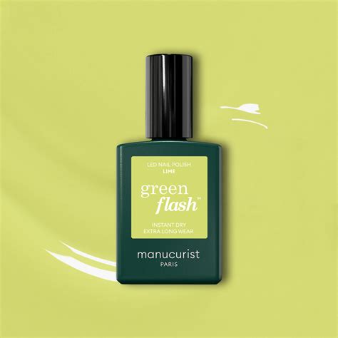 Lime Gel Led Nail Polish Green Flash™ Manucurist
