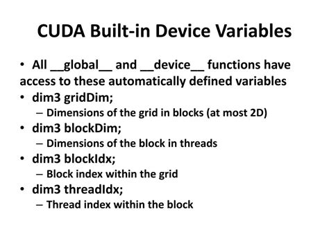 Ppt Cuda Programming Powerpoint Presentation Free Download Id3305664
