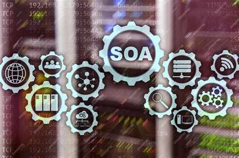 Premium Photo Soa Business Model And Information Technology Concept For Service Oriented