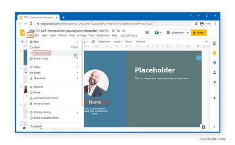 How To Import Google Slides Themes Into A Presentation