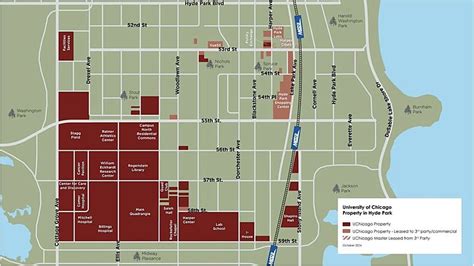 Maps Of University Owned Properties In Uchicago Civic Engagement