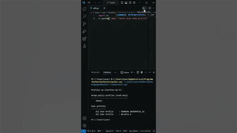 How To Hack Wi Fi Passwords Using Python Python Coding Programming Wifi Hack Shorts Short