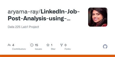 Github Aryama Raylinkedin Job Post Analysis Using Relational Database Data 225 Lab1 Project
