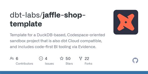 GitHub Dbt Labs Jaffle Shop Template Template For A DuckDB Based