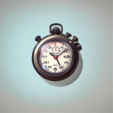 Premium Photo Stopwatch Timer Cartoon Icon Illustration