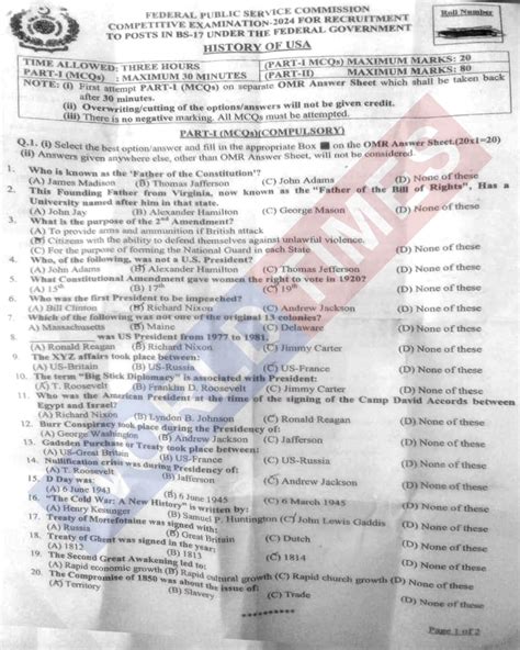 Css History Of Usa Paper 2024 Legalversity