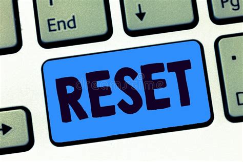 Word Writing Text Reset Business Concept For Cause Device Return To Its Factory Mode Set Again