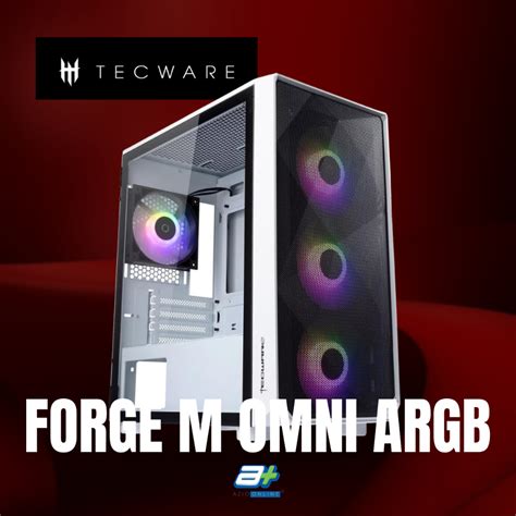 Tecware Forge M Omni Argb Tg Matx Pc Case Shopee Malaysia