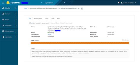 Sync Plan Error Duplicate Pkgid Support Theforeman