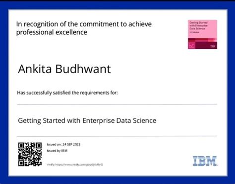 Ankita Budhwant On Linkedin Ibmskillbuildprogram Datascience Ibm