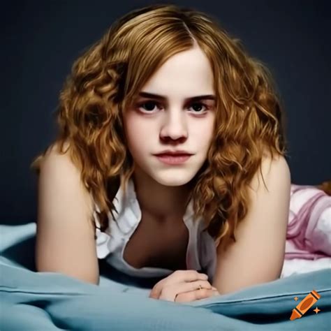 Hermione In Pajamas Resting In Bed On Craiyon