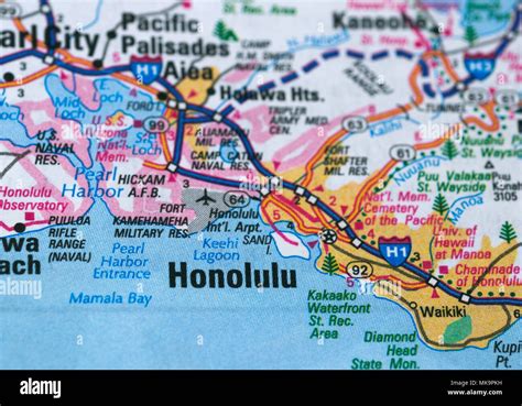 Honolulu City Map Dara Map