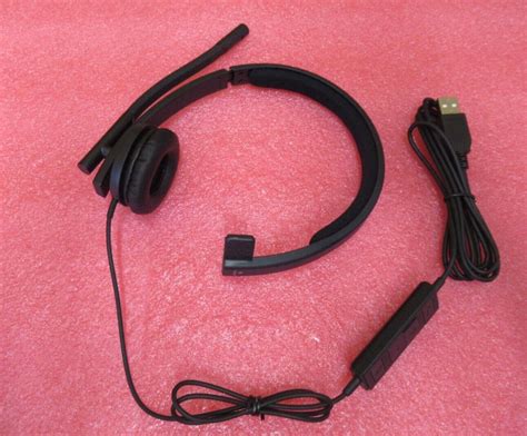 Logitech H570e A 00063 881 000229 Over The Head Mono Usb Wired Headset With Mic
