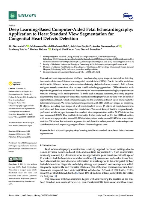 Pdf Deep Learning Based Computer Aided Fetal Echocardiography Application To Heart Standard