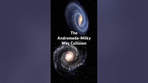 The Andromeda Milky Way Collision Andromedacollision Milkyway