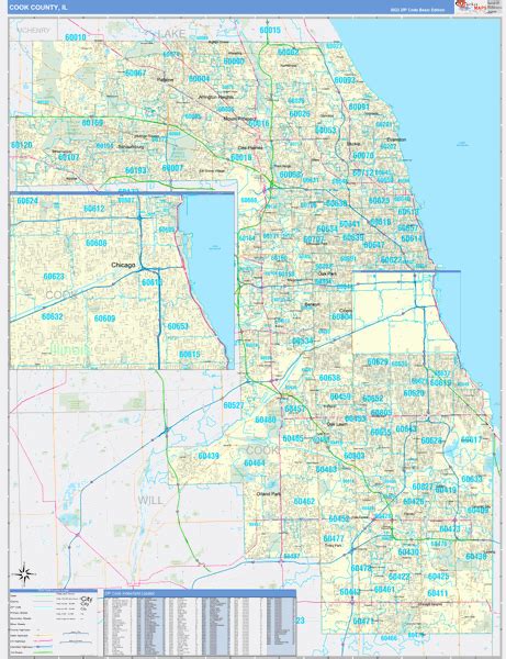 Maps Of Cook County Illinois