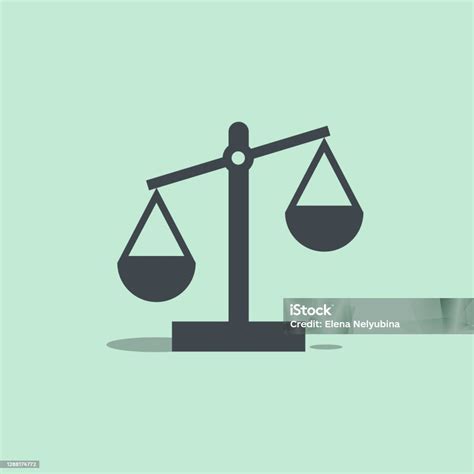 정의 밸런스 비늘 아이콘 흰색 스톡 일러스트레이션에 격리 된 배경에 격리 된 디자인 개념에 대한 스톡 벡터 아트 및 기타 이미지