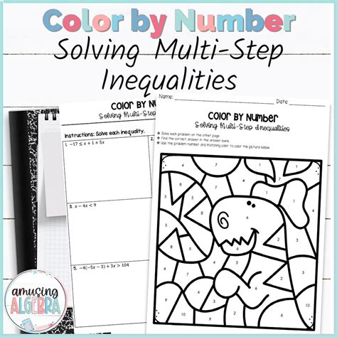 Free Solving Multi Step Inequalities Worksheet Download Free Solving
