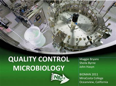 Ppt Quality Control Microbiology Powerpoint Presentation Free Download Id 1305830