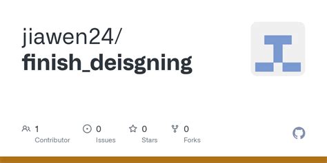 Github Jiawen24finishdeisgning