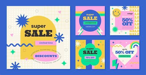 Premium Vector Flat Design Bold Graphics Template