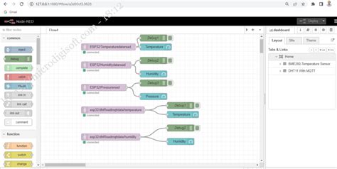 Micropython Esp32 Mqtt Publish Multiple Sensor Readings To Node Red