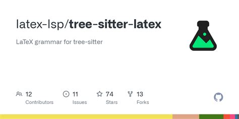 Github Latex Lsptree Sitter Latex Latex Grammar For Tree Sitter