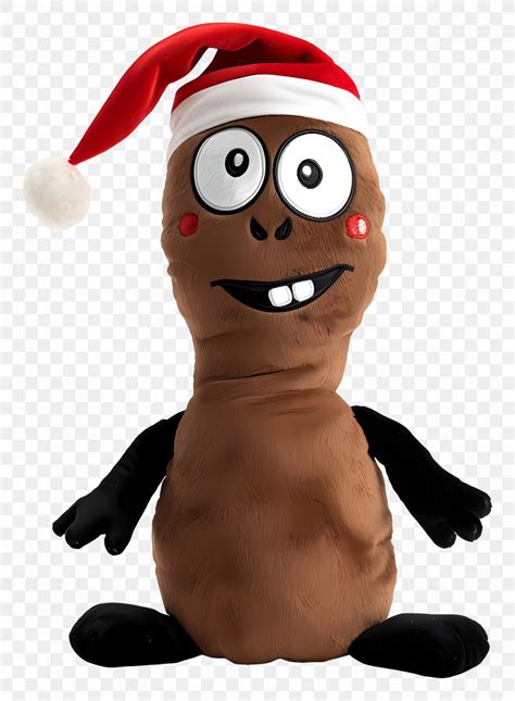Mr Hankey Brown Plush Toy With Santa Hat Png X Px Mr Hankey Brown Plush Toy With