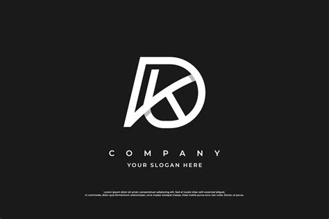 Letter Dk Logo Or Kd Logo Design Vector Template 15731666 Vector Art At
