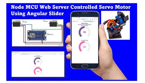 Nodemcu Web Server Controlled Servo Motor Using Angular Slider