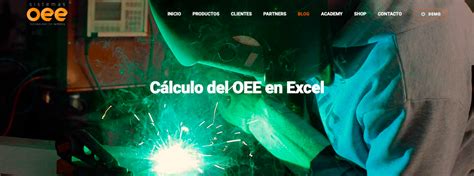Cálculo Del Oee En Excel