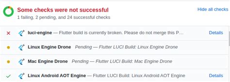 Luci Try Builder Console Doesnt Show Revision Or Pr Number · Issue 59581 · Flutterflutter