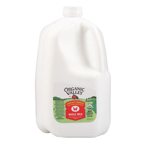 Get Organic Valley Organic Whole Milk Gallons 128 Oz Delivered Weee