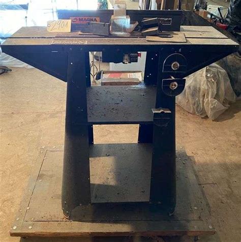 Magna Industrial Tool Co Router Table Delozier Realty And Auction