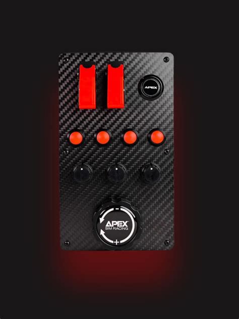 Sim Racing Button Box Vertical Mount V1 Default Title Apex Sim Racing