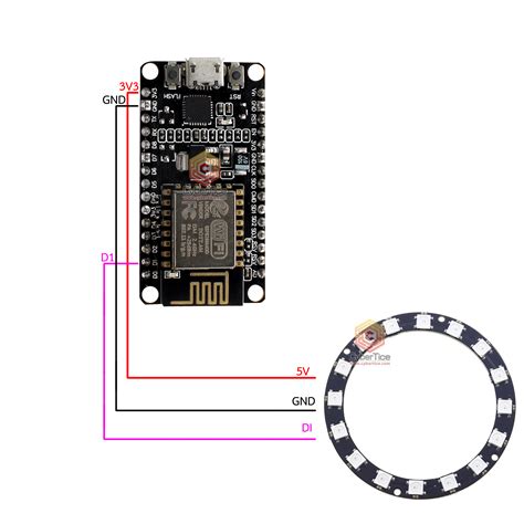 สอนใช้งาน Esp8266 Neopixel Ring 24 ดวง Ws2812 5050 Rgb Led ขาย