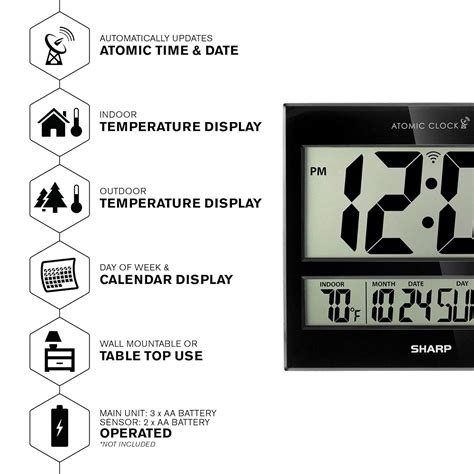 Sharp Atomic Clock Instruction Manual